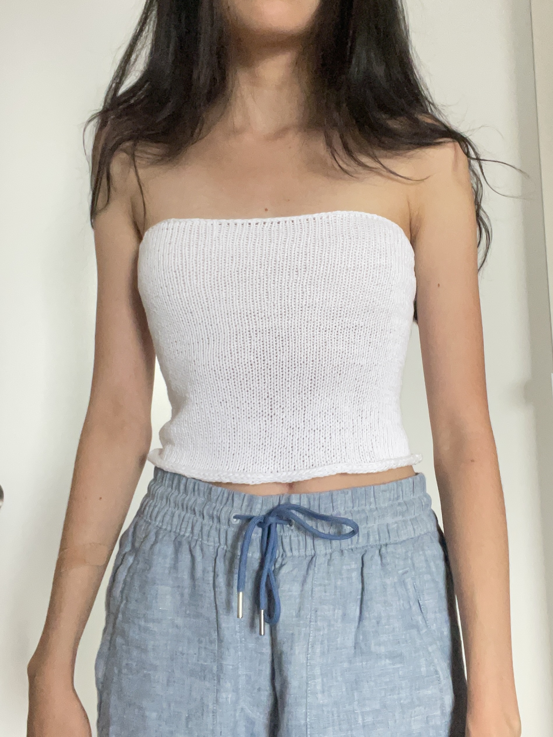 Basic Tube Top: Free Knitting Pattern – Joy 2 Create